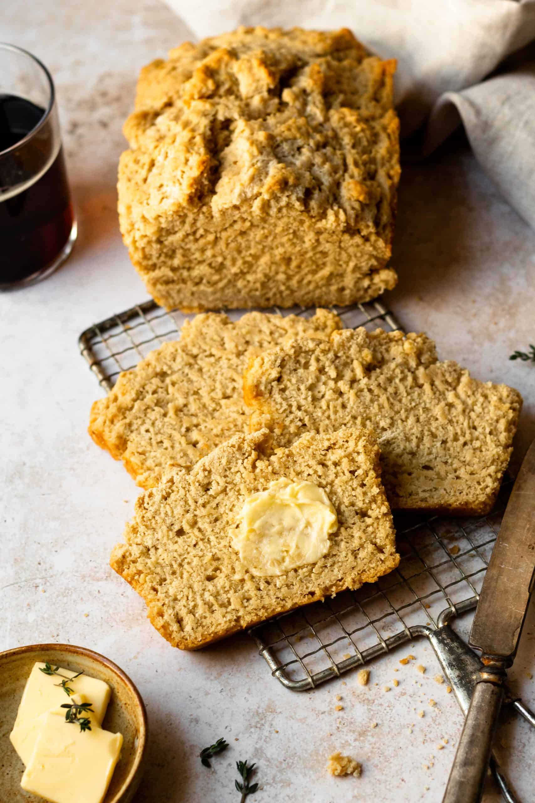 Easy Buttery Beer Bread - Modern Farmhouse Eats