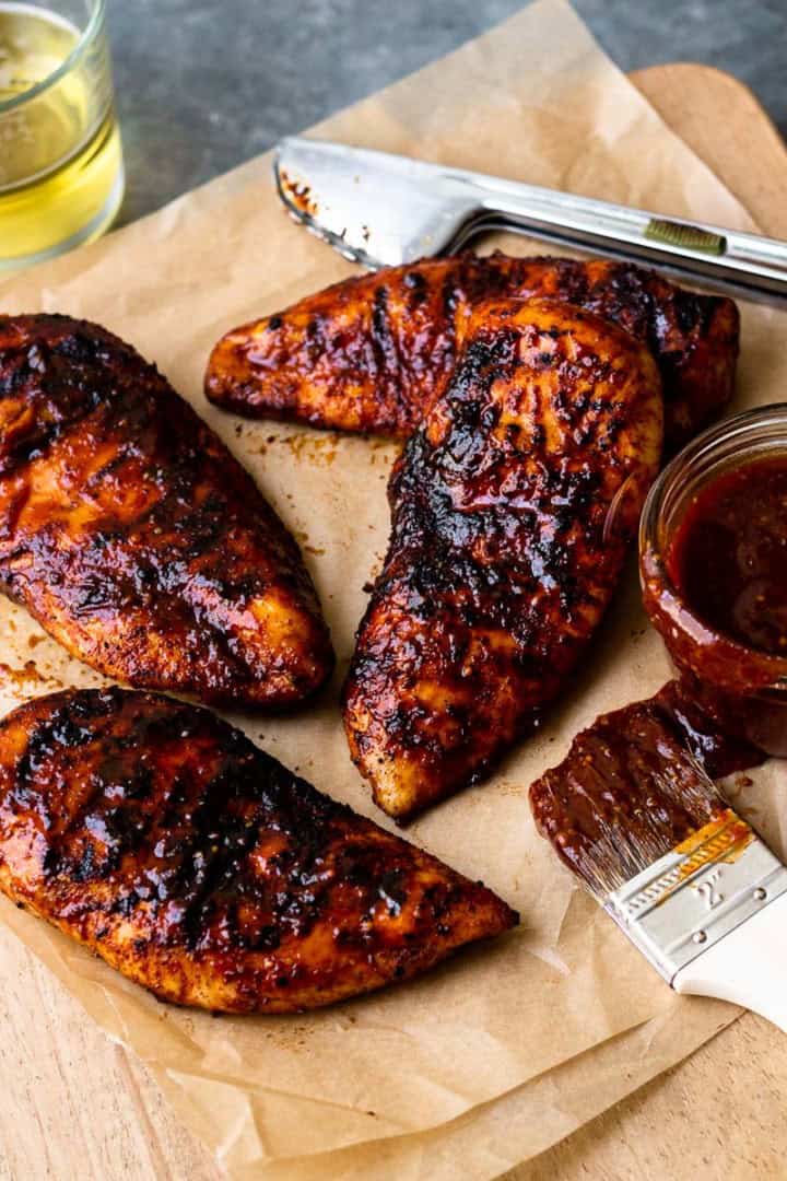Smoked Sweet & Tangy BBQ Chicken - Modern Farmhouse Eats