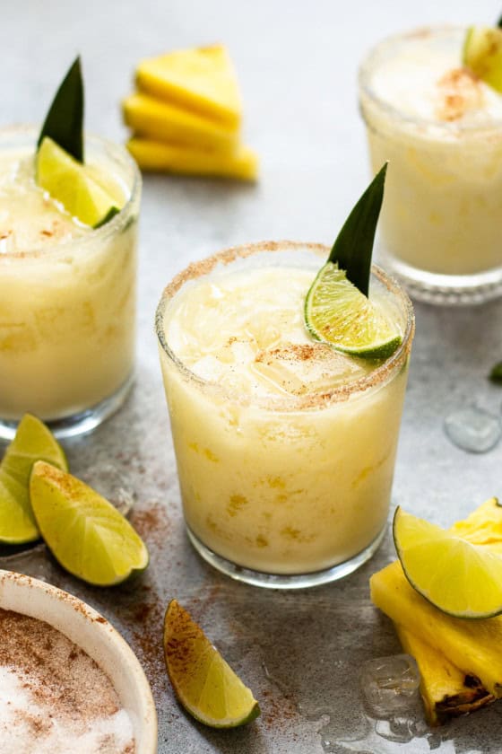 Shaken Pineapple Coconut Piña Colada - Modern Farmhouse Eats