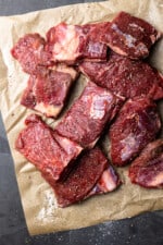 Red Wine Braised Bison Short Ribs - Modern Farmhouse Eats