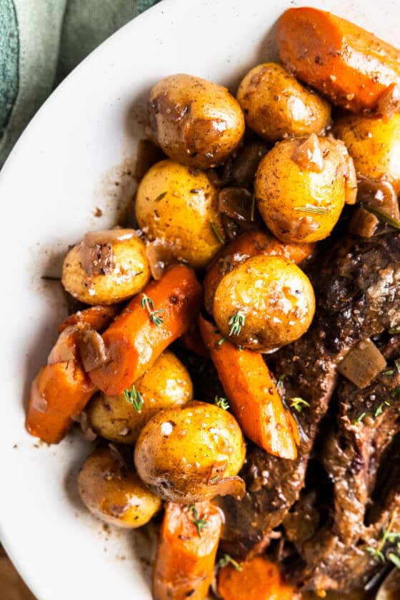 Best Crockpot Venison Roast | Deer Roast Recipe - Modern Farmhouse Eats