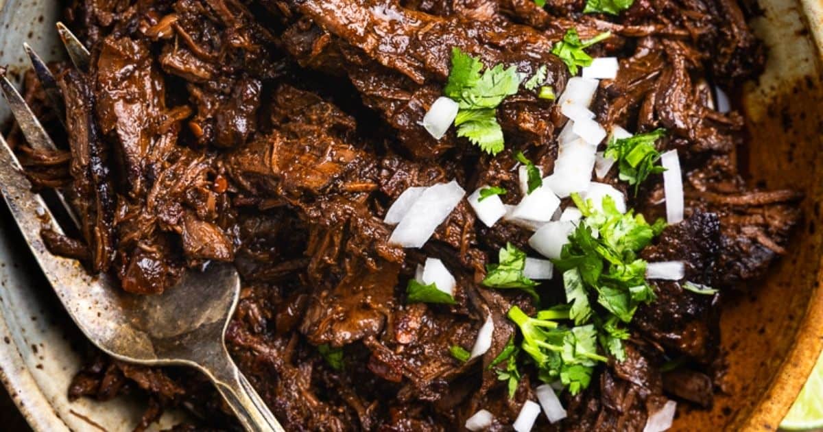 Venison Barbacoa (Mexican Shredded Venison) - Modern Farmhouse Eats