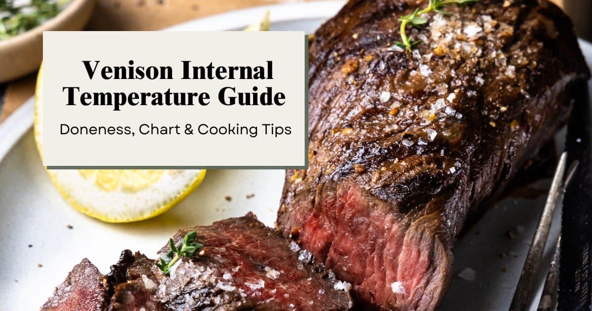 Venison Internal Temperature Cooking Guide - Modern Farmhouse Eats